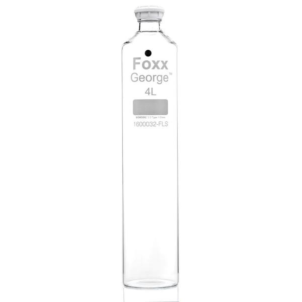 Bellco Puregrip Borosil Roller Bottles GL45 Cap Borosilicate Glass, 4 L ...