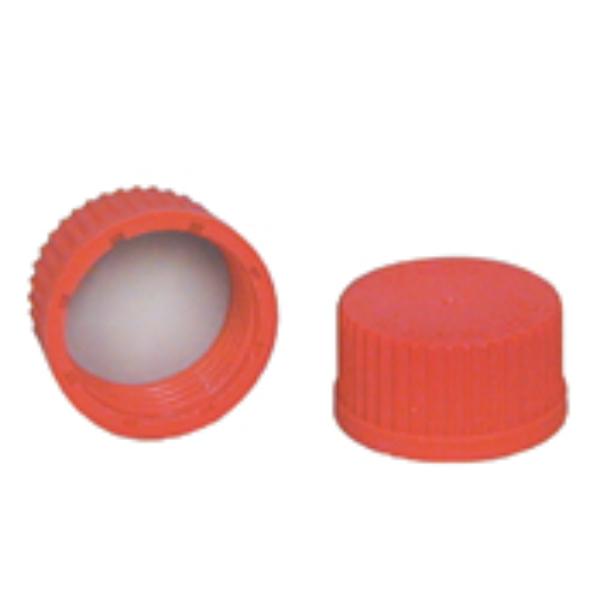 Bellco Hi-Temp Red Screw Cap, 32mm, 10/CS 5637-90032