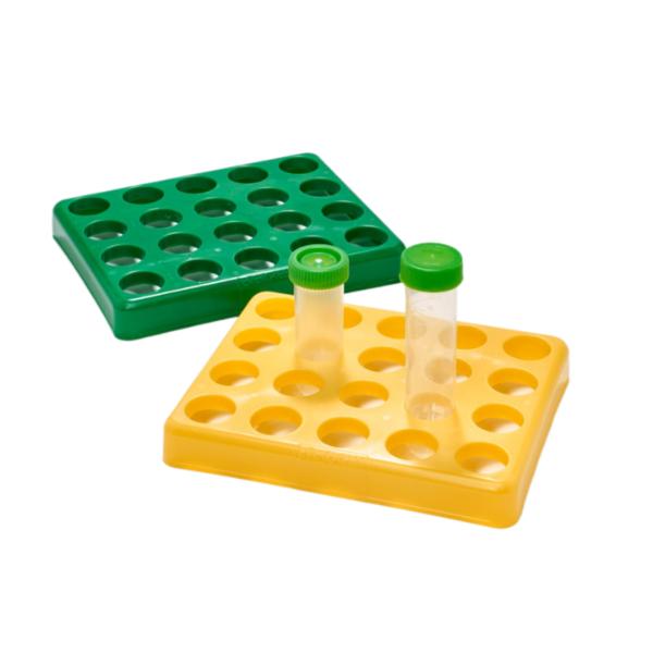 Bellco 30 / 50ml Centrifuge Tube Rack, Green (Qty 6) 1300-00716