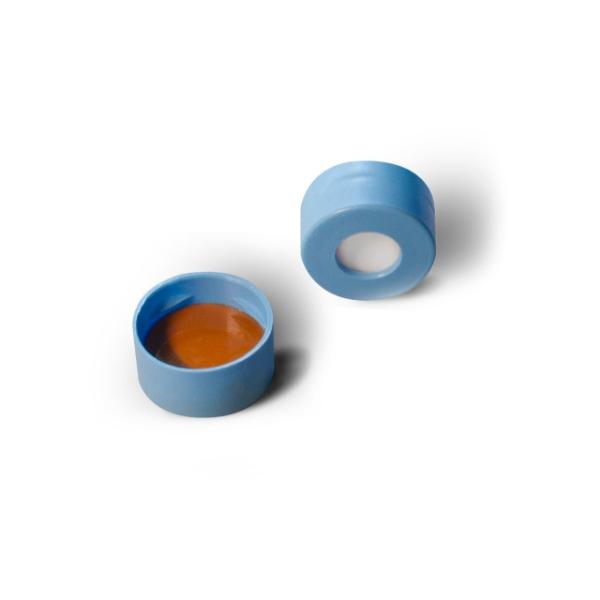 Bellco 11mm Blue Snap Top Cap, 1mm Thick Polyimide/Silicone Lined (Qty ...