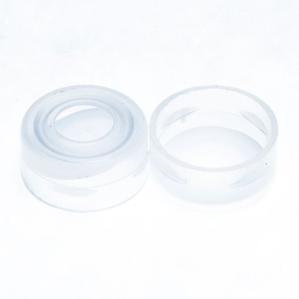 Bellco 11mm Clear Snap Cap, 10mil PTFE with Starburst Lined (Qty 1000 ...