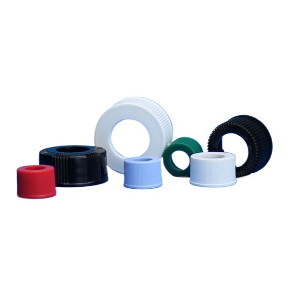 Bellco 9mm R.A.M. Orange, Ribbed Polypropylene Open Hole Cap (Qty 1000 ...