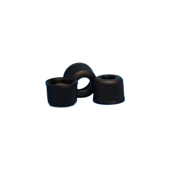 Bellco 8-425mm Black, Polypropylene Open Hole Cap, Flangeless (Qty 1000 ...
