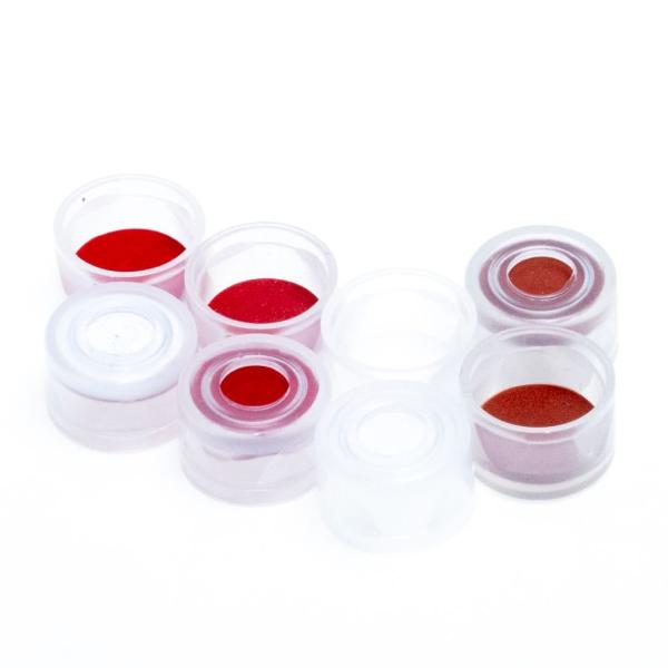 Bellco 8mm Precision Fit Clear Snap Cap, PTFE/Silicone Lined (Qty 1000 ...