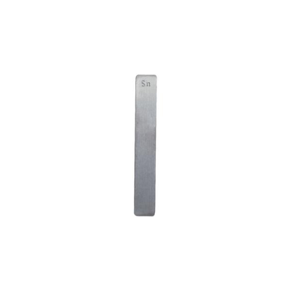 United Scientific Flat Electrode Strip, 5" X 3/4" X 1.2mm Thick, Zinc ...