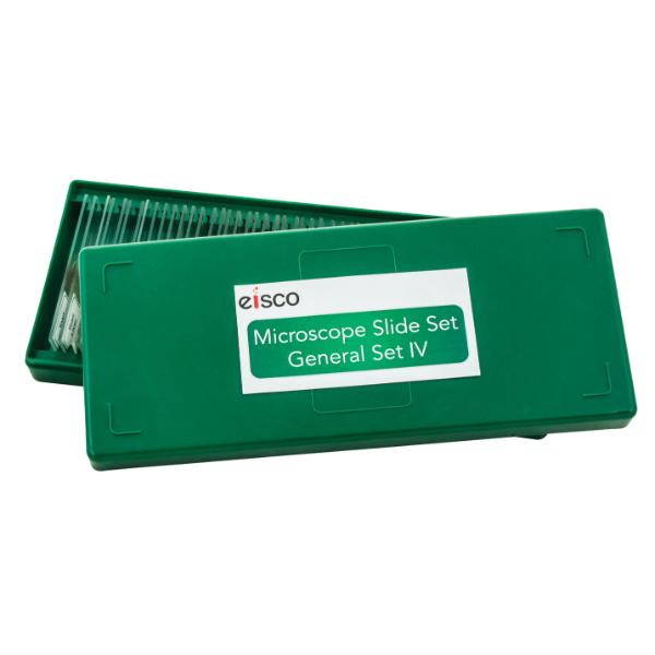 Eisco Microscope Slide Set - General Set No. IV, Set of 50 BI0280