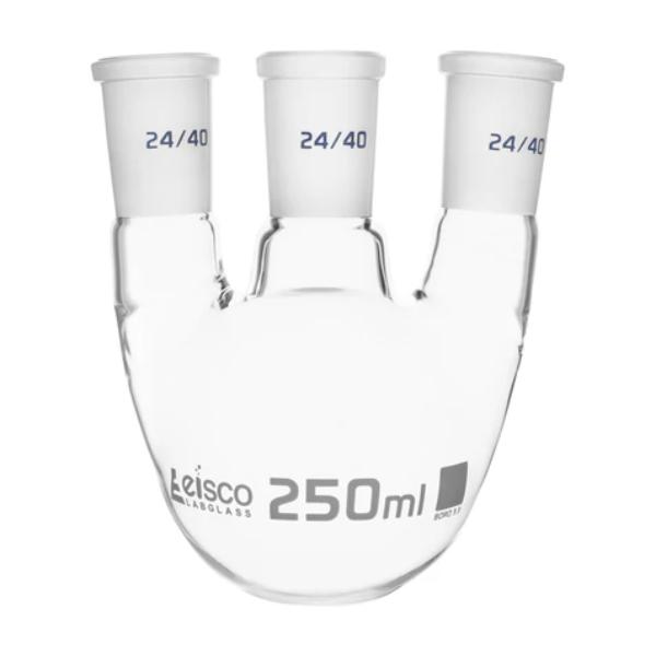 Eisco Flasks - Distilling with Three Necks, Angled - ASTM,Capacity ...