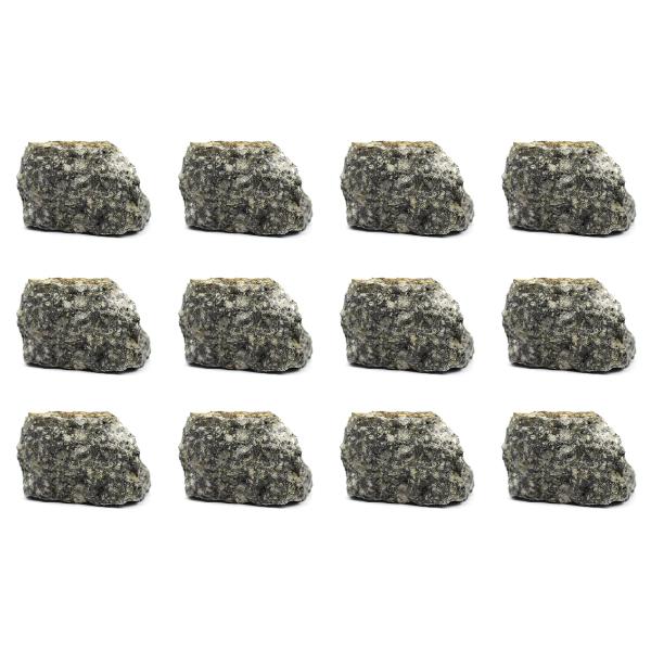 Eisco 12Pk - Raw Andesite, Igneous Rock Specimens - Approx. 1" ESNG0040PK12