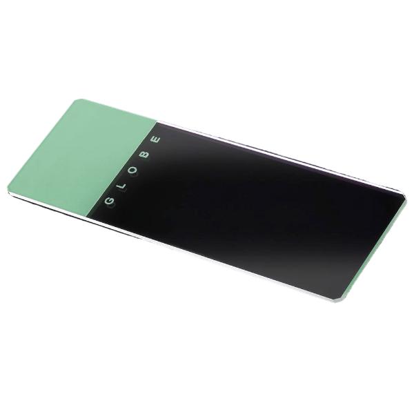 Globe Scientific Microscope Slides, Glass, 25 x 75mm, 90° Green Frosted ...
