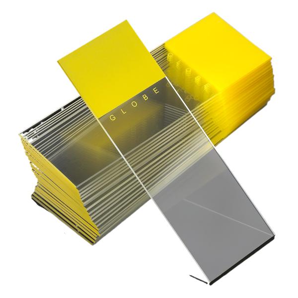 Globe Scientific Microscope Slides, Diamond White Glass, 25 x 75mm ...