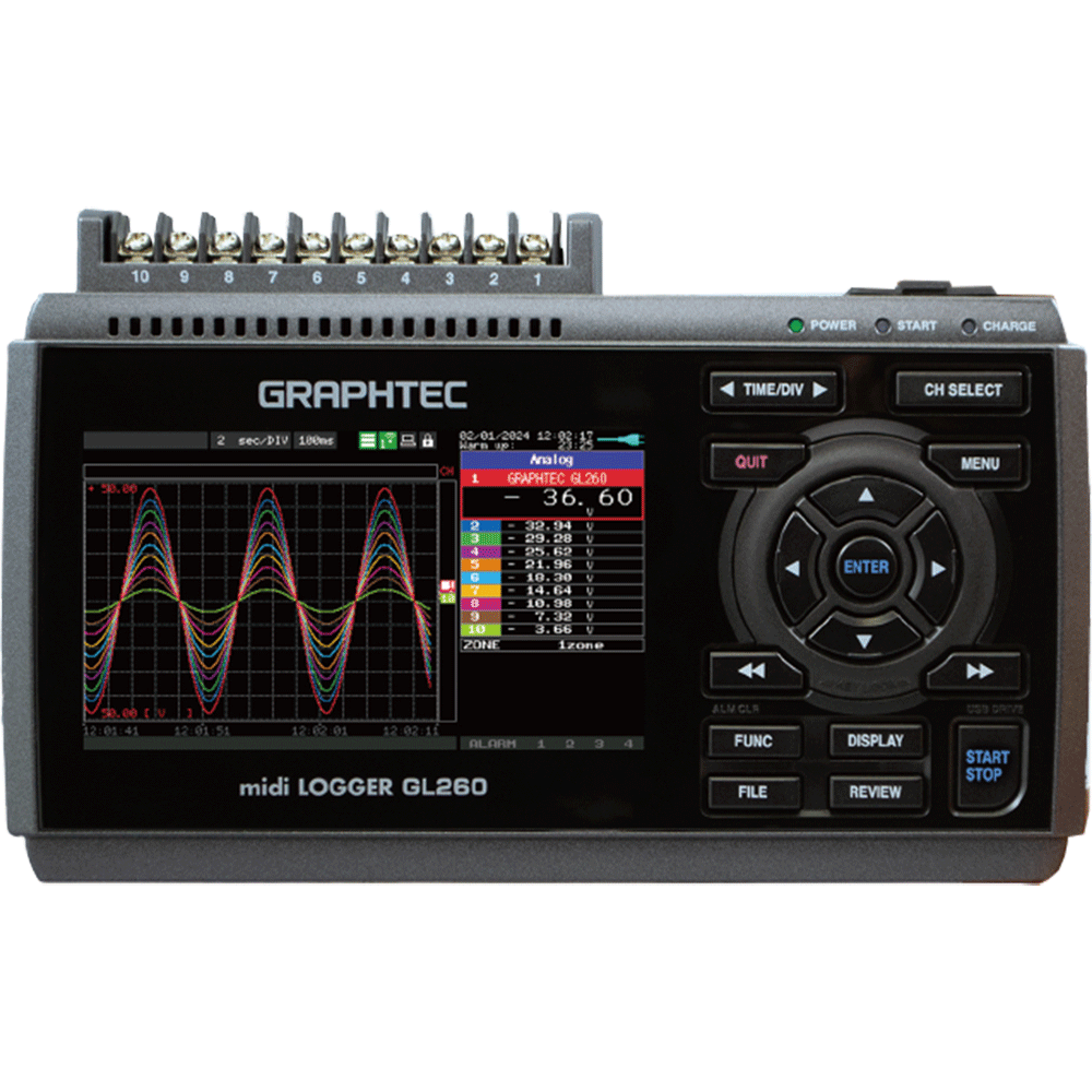 Graphtec GL260 Data Logger
