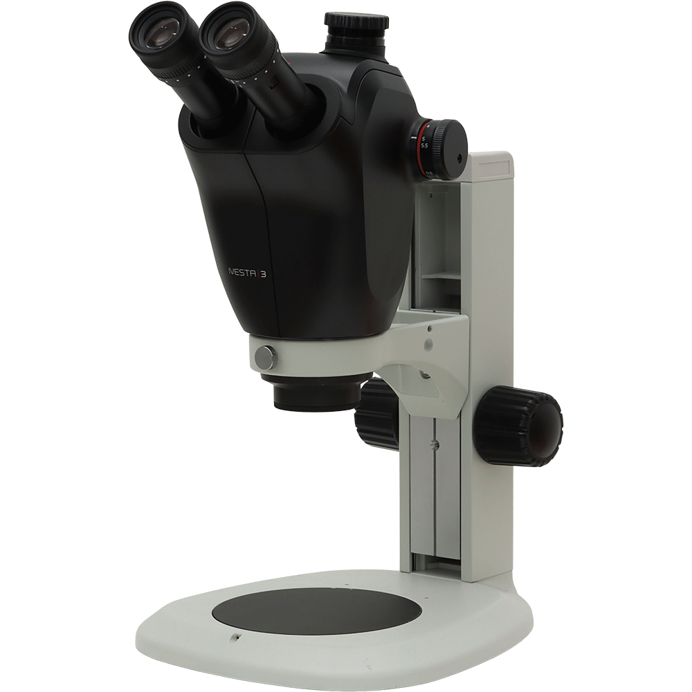 Leica IVESTA 3 Trinocular Stereo Microscope on Table Stand