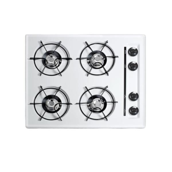 Accucold 24" Wide 4-Burner Propane Gas Cooktop, Battery Start WLL03P