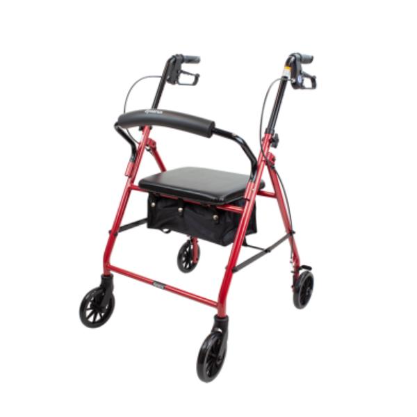 Dynarex DynaGo Advantage Rollator, Blue, 1Pc/Cs 10206