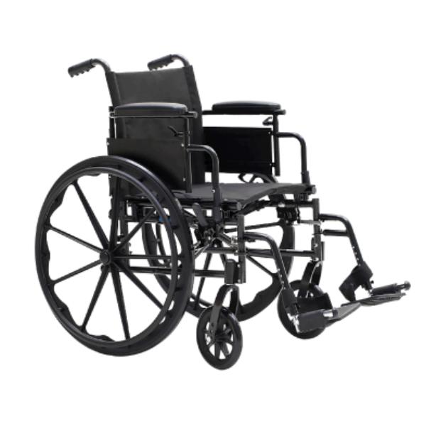 Dynarex DynaRide S4 X-Lite Wheelchair - 20" x 16" w/ Flip Desk Arm F ...