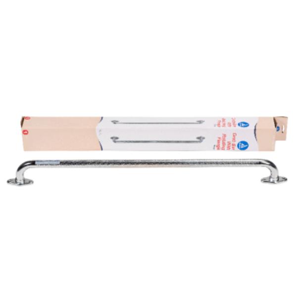 Dynarex Rotating Flange Knurled Grab Bar, 32", Silver, 1Pc/Bx,3Bx/Cs ...