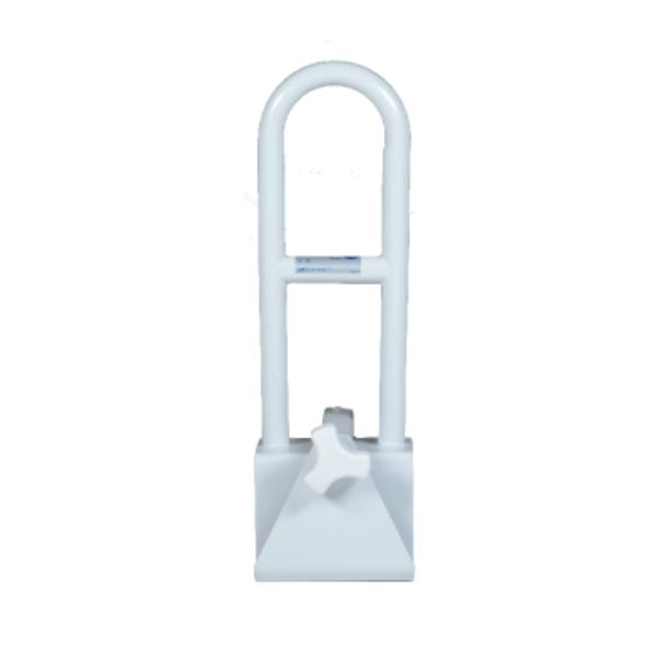 Dynarex Tub Rail - Steel Clamp-On, White Steel, 1Pc/Bx 10340