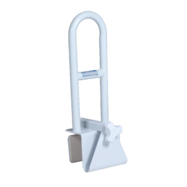 Dynarex Tub Rail - Adjustable Height Clamp-On, White, 1Pc/Bx 10342