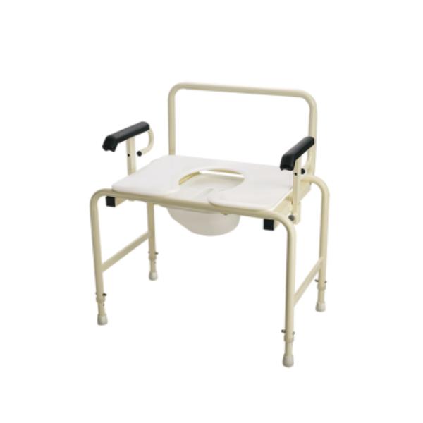 Dynarex Bariatric HD Drop Arm Commode, 26", 1/Cs 10377