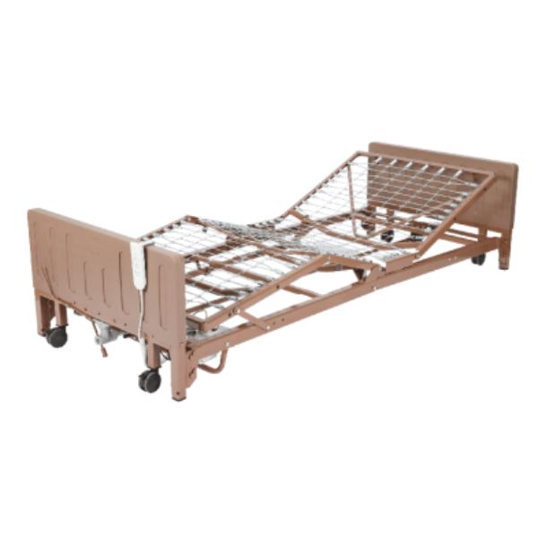 Dynarex 3 Motor Full Electric Hi/Low Homecare Bed w/ Half Rail, 36 ...