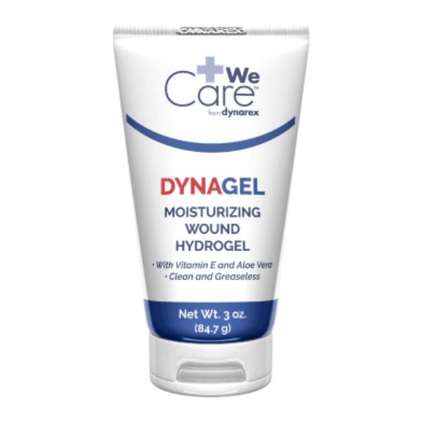 Dynarex DynaGel Moisturizing Wound Hydrogel, 3 oz. Tube, 24/Cs 1280