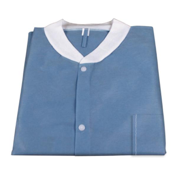 Dynarex Labjacket w/ Pockets, Medium, Blue, 3/10/cs 2013