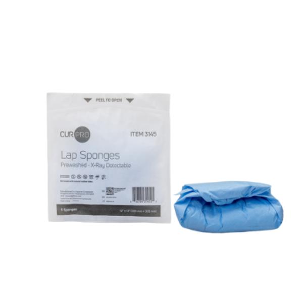 Dynarex Lap Sponge - Pre-washed - Sterile, 12" x 12", 40/5/cs 3145
