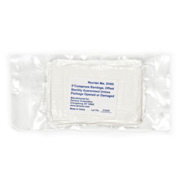 Dynarex Compress Bandage, 3", 800/cs 3193