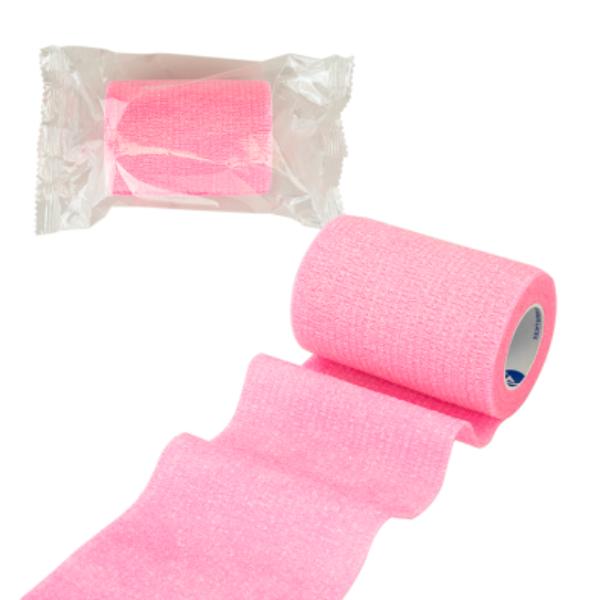 Dynarex Sensi Wrap, Self-Adherent Wrap - Latex Free, 2" X 5 yds Pink ...
