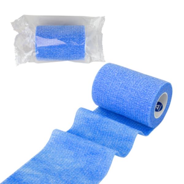 Dynarex Sensi Wrap, Self-Adherent - Latex Free, 4" X 5 yds Light Blue ...