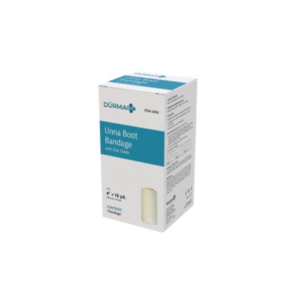 Dynarex Unna Boot Bandages, 4" x 10 yd, 12/cs 3454