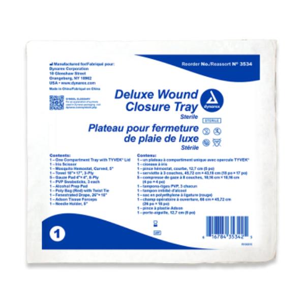 Dynarex Deluxe Wound Closure Trays, 20/cs 3534