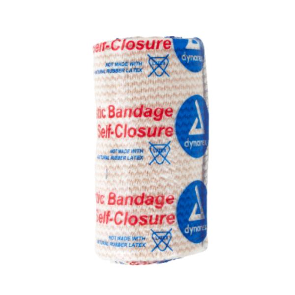 Dynarex Elastic Bandage w/ Self-Closure, 4" x 5 yd, 5/10/cs 3660