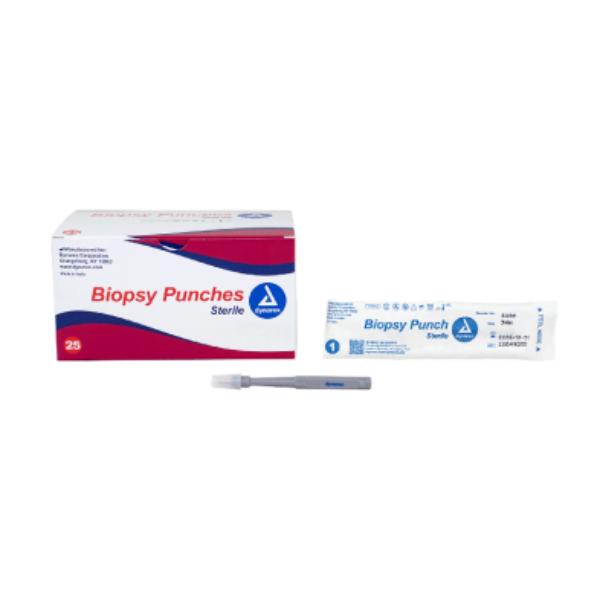 Dynarex Biopsy Punches, 3.0 mm, Gray, 25/bx 4089