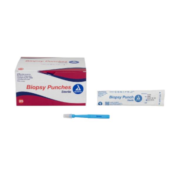 Dynarex Biopsy Punches, 4.0 mm, Blue, 25/bx 4091