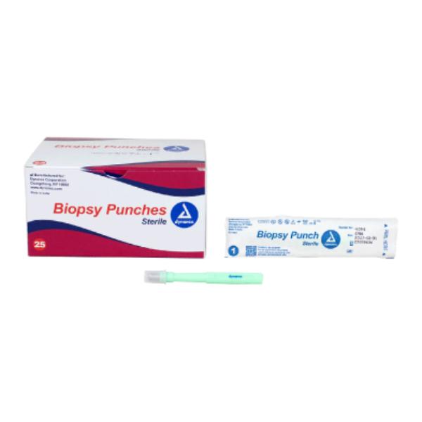 Dynarex Biopsy Punches, 6.0 mm, Light Green, 25/bx 4094