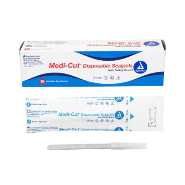 Dynarex Medi-cut Scalpels Disposable Sterile, #11, 10/bx 4111