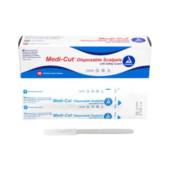 Dynarex Medi-cut Scalpels Disposable Sterile, #12, 10/bx 4112