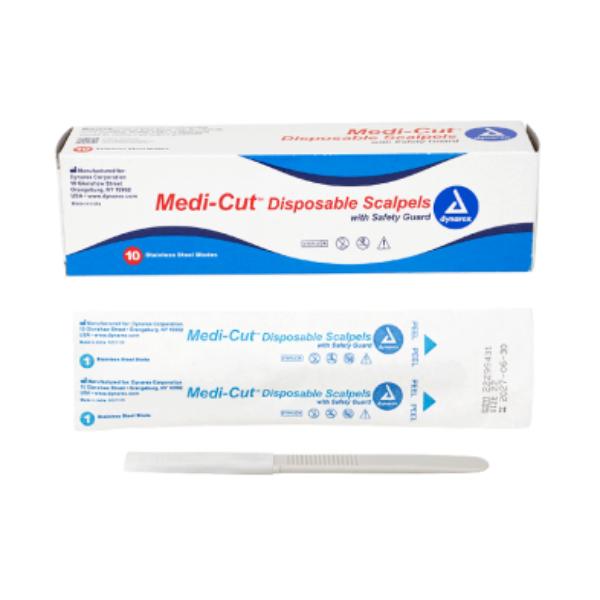 Dynarex Medi-cut Scalpels Disposable Sterile, #22, 10/bx 4122