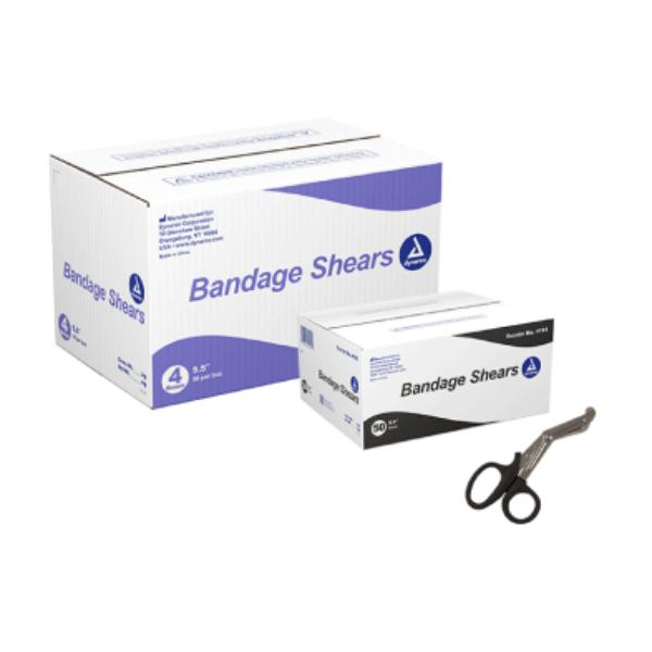 Dynarex Bandage Shears, 5.5" Black, 4/50/cs 4191