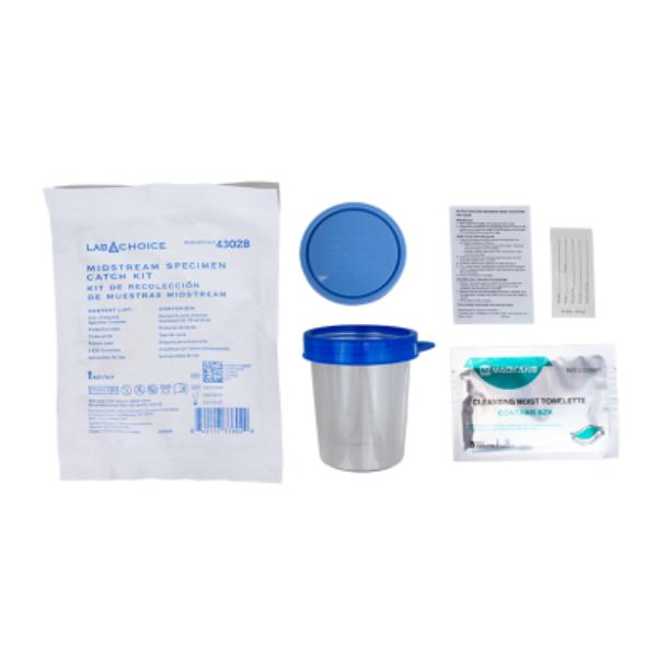 Dynarex Midstream Specimen Catch Kit, 4 oz, 100/Cs 43028