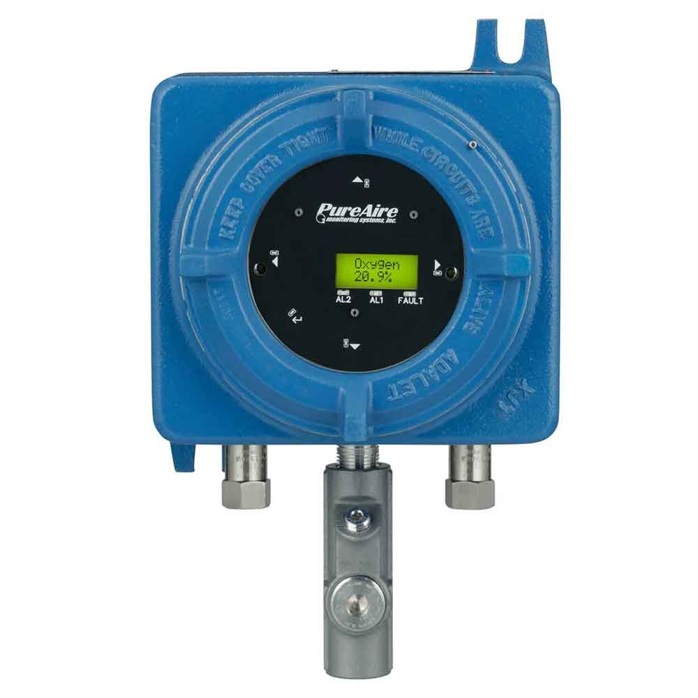 PureAire Explosion Proof Oxygen Monitor, 0-25%, Incl 10+ Year Sensor 99132