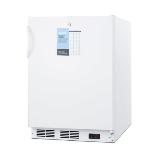 Accucold 24" Wide All-Refrigerator, ADA Compliant FF7LWPROADA