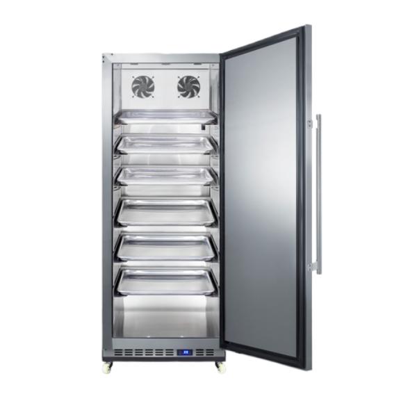 Accucold 24" Wide Mini Reach-In All-Refrigerator with Dolly FFAR121SSRI