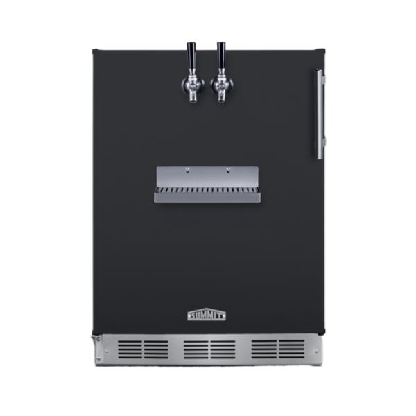 Accucold 24" Wide Front Tap Built-In Beer Kegerator, ADA-Compliant ...