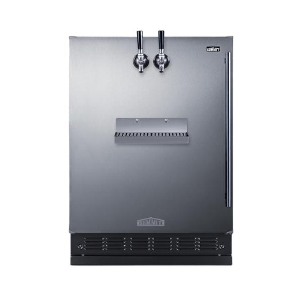 Accucold 24" Wide Front Tap Built-In Cold Brew Coffee Kegerator ...