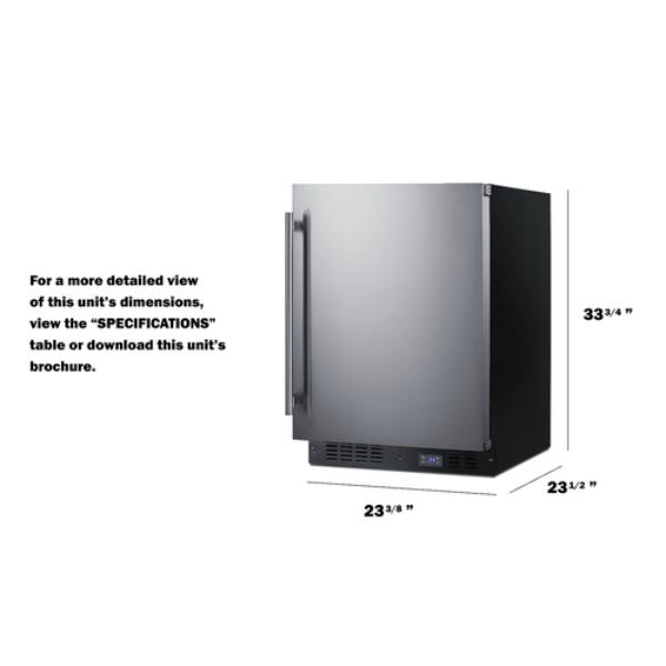 Accucold 24" Wide Built-In All-Freezer SCFF53BCSS
