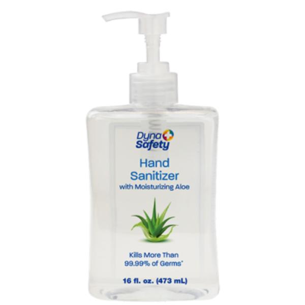 Dynarex Instant Hand Sanitizer, 16 oz. Square Pump, 12/cs 1432