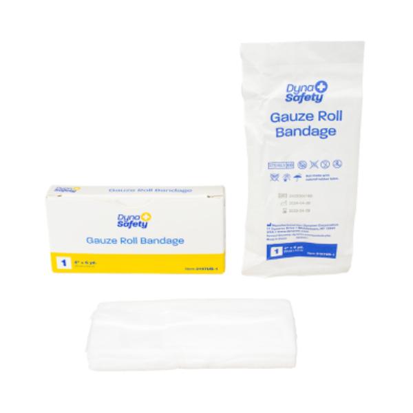Dynarex Gauze Roll Bandage - 1/Unit, 4" x 6 yd, 100/1/cs 3197UB-1
