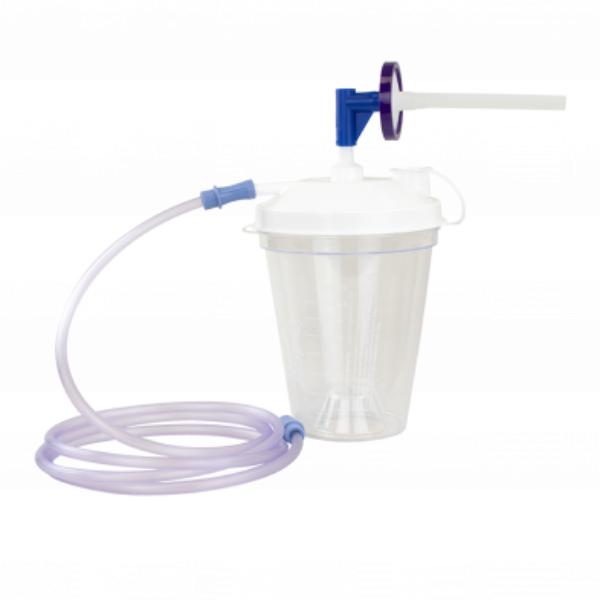 Dynarex Homecare Suction Disposable Canister Full Kit, 800cc, 8/cs 32202